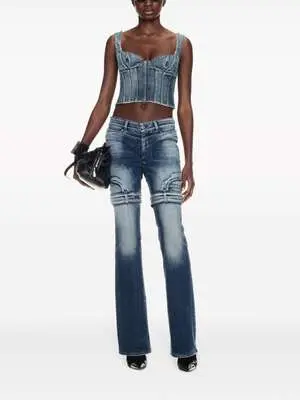 Off-White Bustier Denim Top