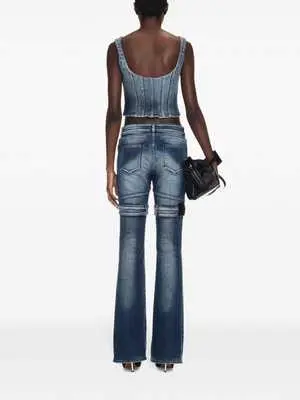 Off-White Bustier Denim Top