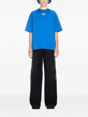 Off-White Arrow Bandana-embroidered Cotton T-shirt