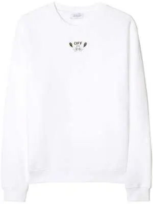Off-white Embroidered Activewear For Women