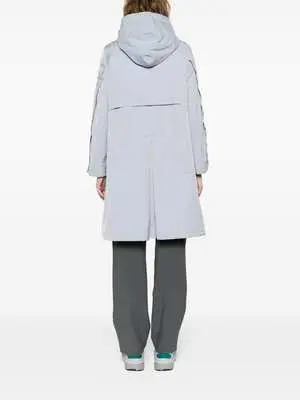 Giorgio Armani Logo Tape Detail Hooded Parka