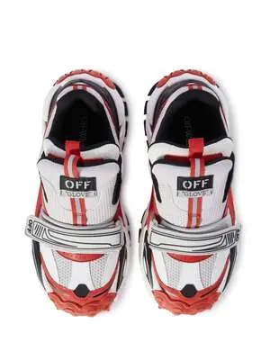 Off-White Glove Panelled Sneakers - Red
