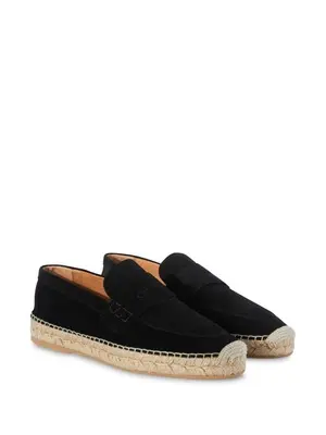 Off-White Bidarette Logo-print Suede Espadrilles