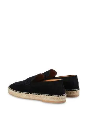 Off-White Bidarette Logo-print Suede Espadrilles