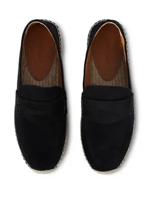 Off-White Bidarette Logo-print Suede Espadrilles