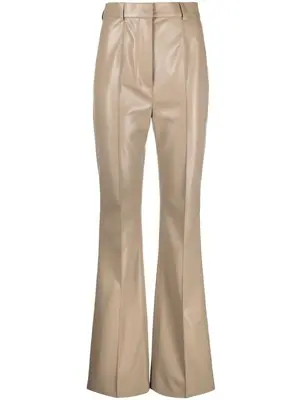 Nanushka Leena High-waisted Trousers - Neutrals