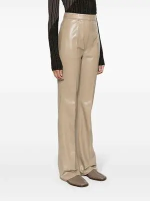 Nanushka Leena High-waisted Trousers - Neutrals