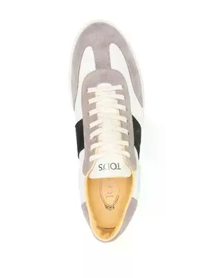 TOD'S Tabs Colour-block Sneakers - Neutrals