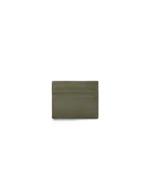 Prada Saffiano Leather Card Holder - Green
