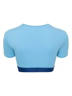Dsquared2 Logo-waistband Cropped Top