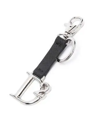 Dsquared2 Logo-plaque Leather Keyring