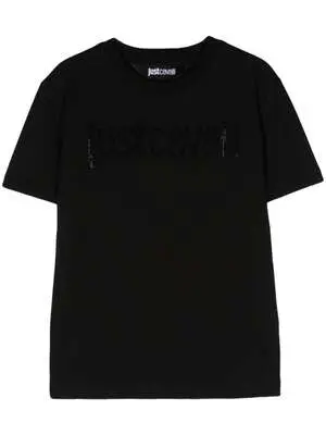 Just Cavalli Rhinestone-embellished T-shirt