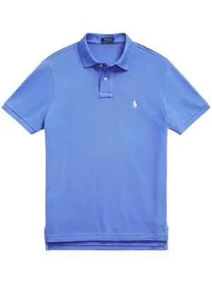 Polo Ralph Lauren Polo Pony-embroidered Piqué Polo Shirt - Blue