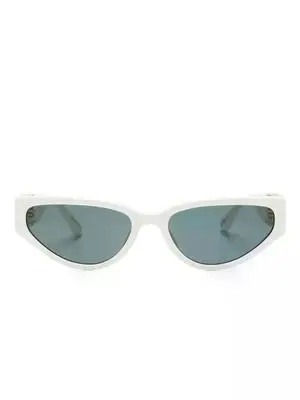 Linda Farrow Tomie Cat-eye Sunglasses - White