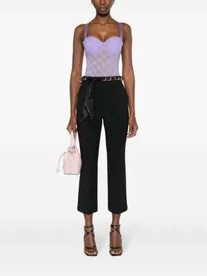 Elisabetta Franchi Belted Cropped Trousers