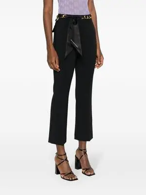 Elisabetta Franchi Belted Cropped Trousers