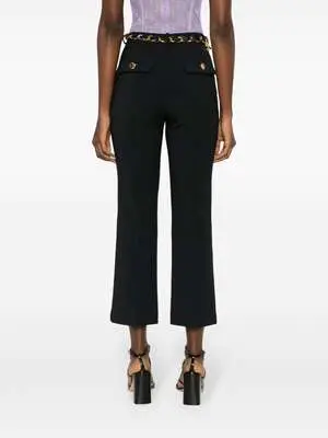 Elisabetta Franchi Belted Cropped Trousers