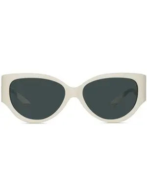 Linda Farrow Connie Cat-eye Sunglasses - White