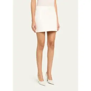COURREGES Reedition Vinyl Mini Skirt - Black