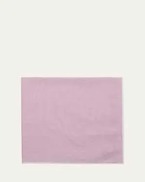 Simonnot Godard Mineral Cotton Pocket Square Lavender