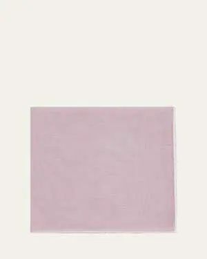 Simonnot Godard Mineral Cotton Pocket Square Purple