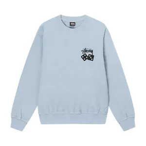StÜssy Dice Pigment Dyed Crew - Blue