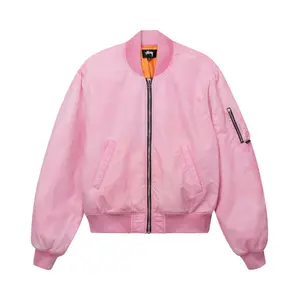 StÜssy Dyed Nylon Bomber - Pink