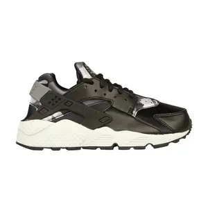 Nike Air Huarache Run Print Sneakers - Black