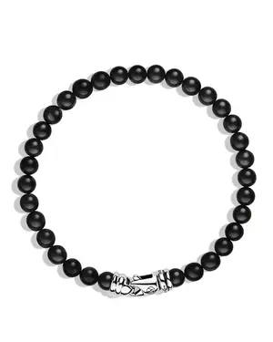 David Yurman Spiritual Beads Bracelet - Black/silver