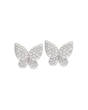 Phillips House Symphony Diamond Butterfly Stud Earrings