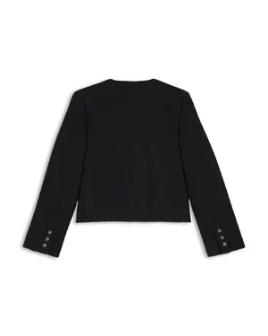 Ba&sh Meredith Cropped Boxy Jacket - Black