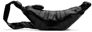 LEMAIRE LEMAIRE Black Small Croissant Bag Bk999 Black