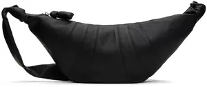 LEMAIRE LEMAIRE Black Medium Croissant Bag Bk999 Black