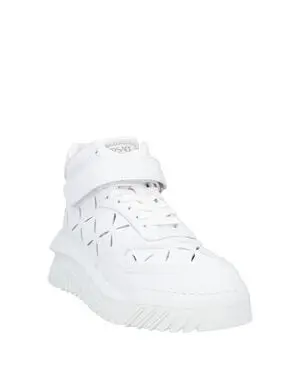 Versace Odissea Calfskin Sneakers - White