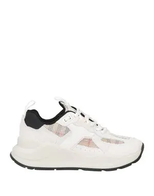 Burberry Soft Leather & Textile Sneakers