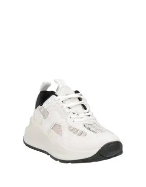 Burberry Soft Leather & Textile Sneakers