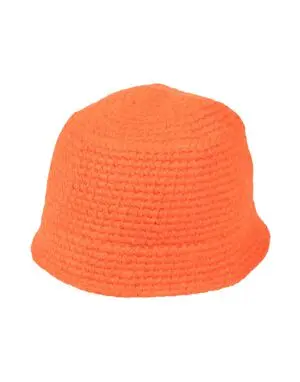 JW Anderson Alpaca Wool Blend Bucket Hat - Orange
