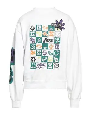 Gcds Cotton Fleece Sweatshirt - White