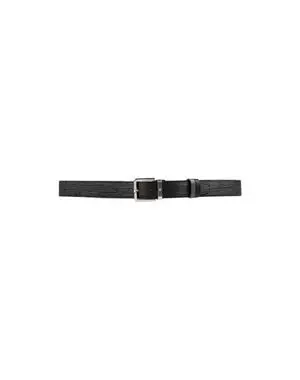Montblanc Leather Belt With Buckle - Black