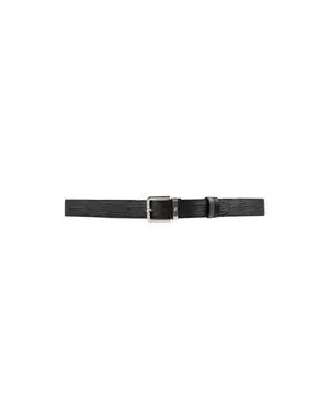 Montblanc Leather Belt With Buckle - Black