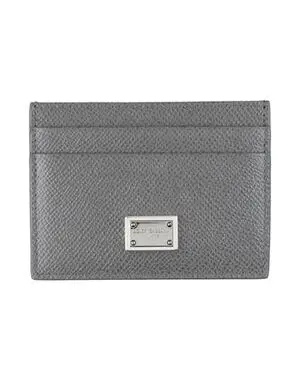Dolce & Gabbana Man Cardholder Lead Size - Calfskin Grey