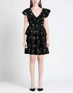 GANNI Mini Flared Dress
