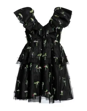 GANNI Mini Flared Dress