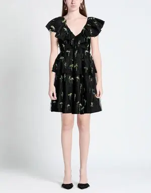 GANNI Mini Flared Dress