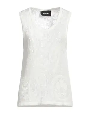 BARROW Sleeveless Crewneck Knit Top