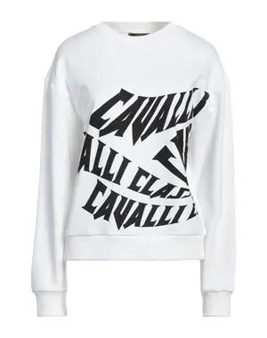 Roberto Cavalli Printed Sweatshirt - White