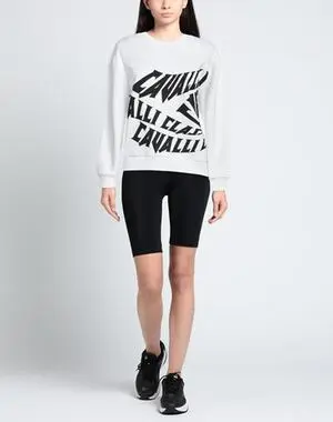 Roberto Cavalli Printed Sweatshirt - White