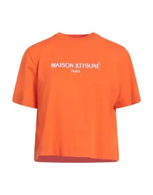 Maison Kitsuné Cotton Jersey T-shirt - Orange