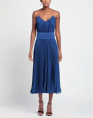 Max Mara Crepe Midi Dress - Blue