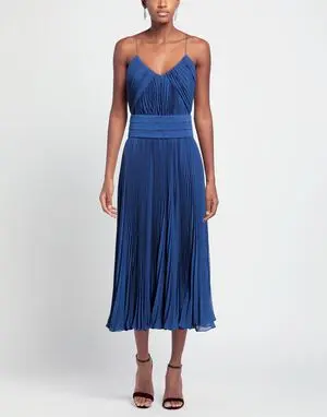 Max Mara Crepe Midi Dress - Blue